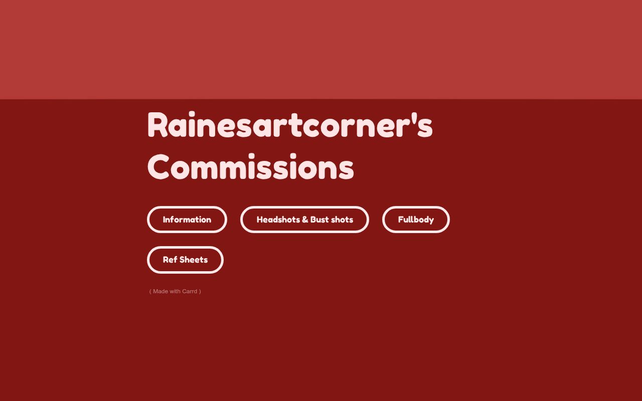 Rainesartcorner's Commissions